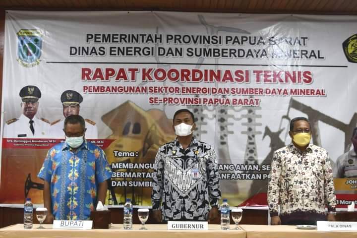 Pemerintah Papua Barat,Gelar Rakonis Sektor Energi Dan Sumber Daya ...